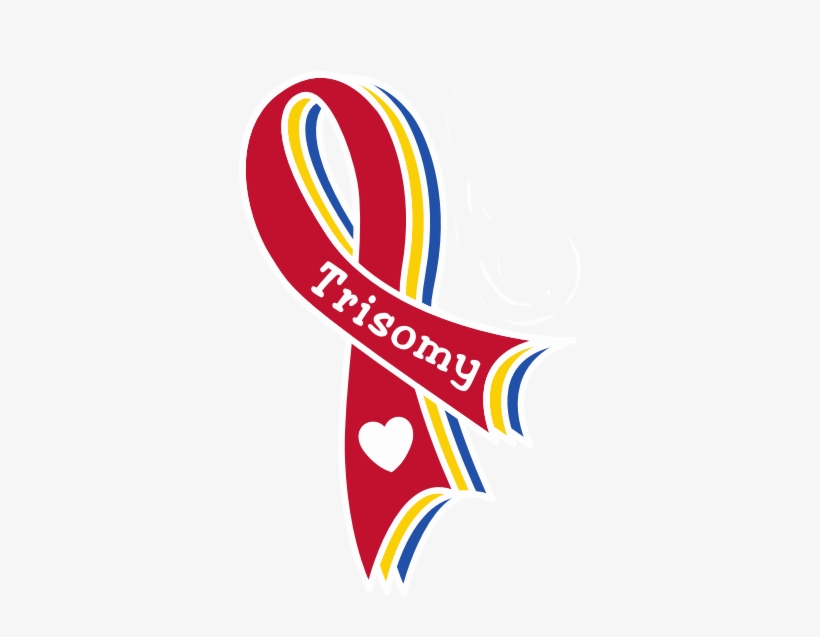 Trisomy Awareness Ribbon - Trisomy Ribbon - 600x600 PNG Download - PNGkit