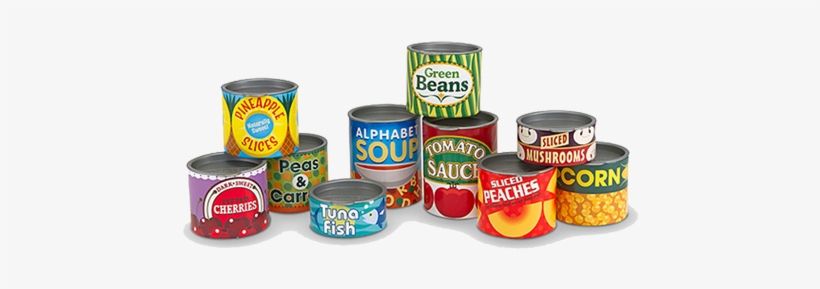 Can Food Png Picture Transparent - Melissa & Doug Canned Food Set ...