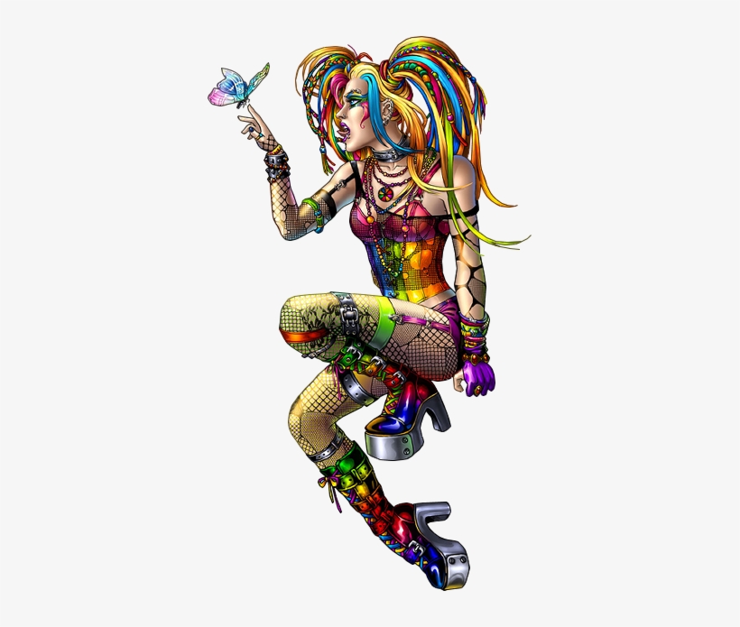 Rainbow-goth - Dc Universe Delirium - 359x615 PNG Download - PNGkit