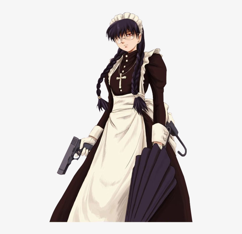 Roberta Maid - Black Lagoon Roberta Cosplay - 545x765 PNG Download - PNGkit
