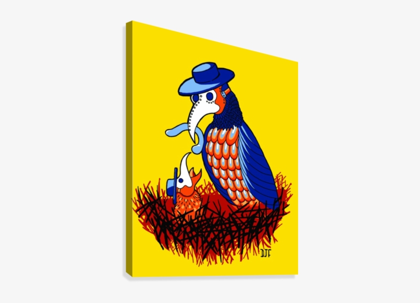 Plague Doctor Birds Canvas Print - Plague Doctor Bird - 345x511 PNG ...