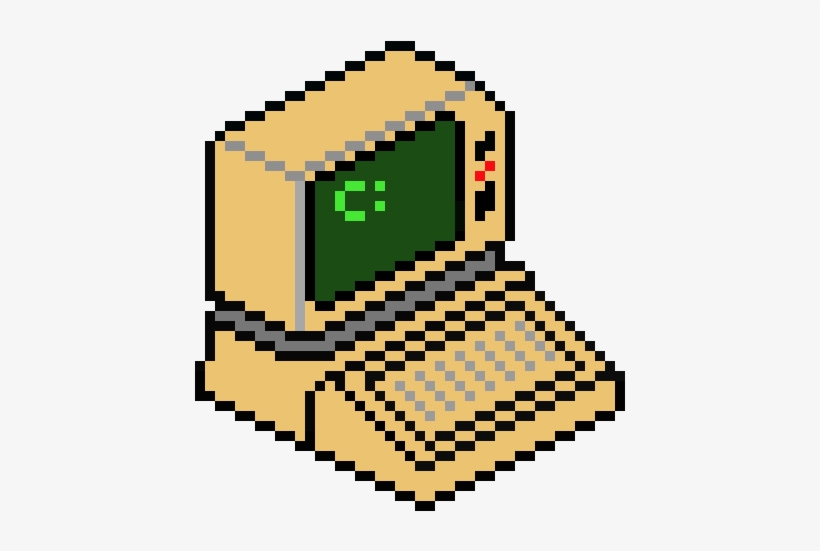 Pixel Computer - Pixel Art Maker Computer - 690x720 PNG Download - PNGkit