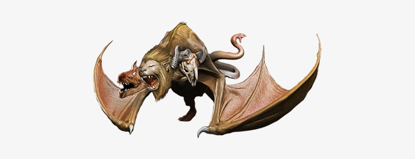 Chimera Png Picture - Mythic Chimera Pathfinder - 500x254 PNG Download ...