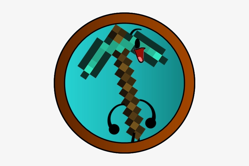 Diamond Pickaxedf - Emblem - 468x469 PNG Download - PNGkit