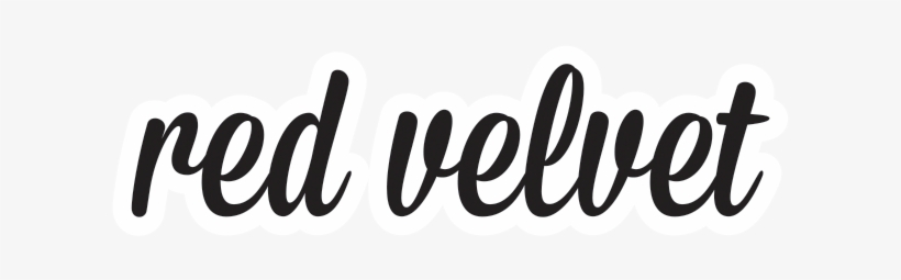 Download Transparent Red Velvet Text - Red Velvet Png Logo - PNGkit