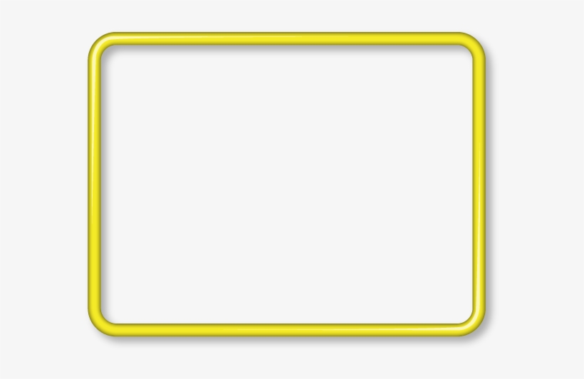 Yellow Frame Png - 584x453 PNG Download - PNGkit