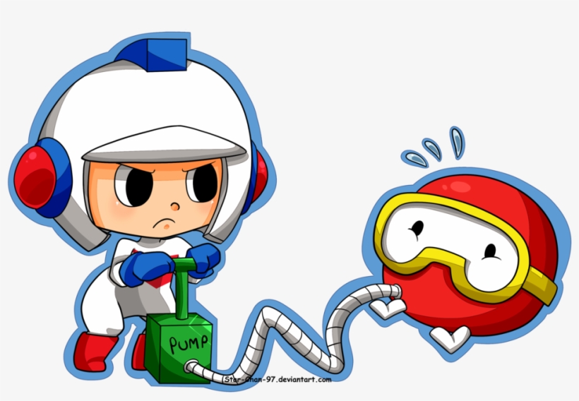 Dig Dug - Dig Dug Transparent Png - 1023x731 PNG Download - PNGkit