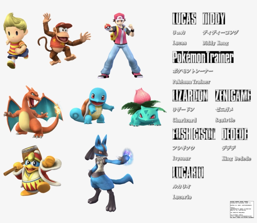 Click For Full Sized Image Character Renders - Super Smash Bros Brawl ...