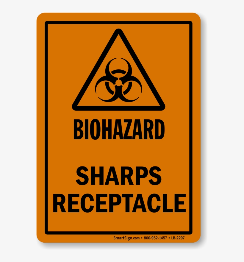 Sharps Receptacle (lb-2297) Learn More - Biohazard Sharps Receptacle ...