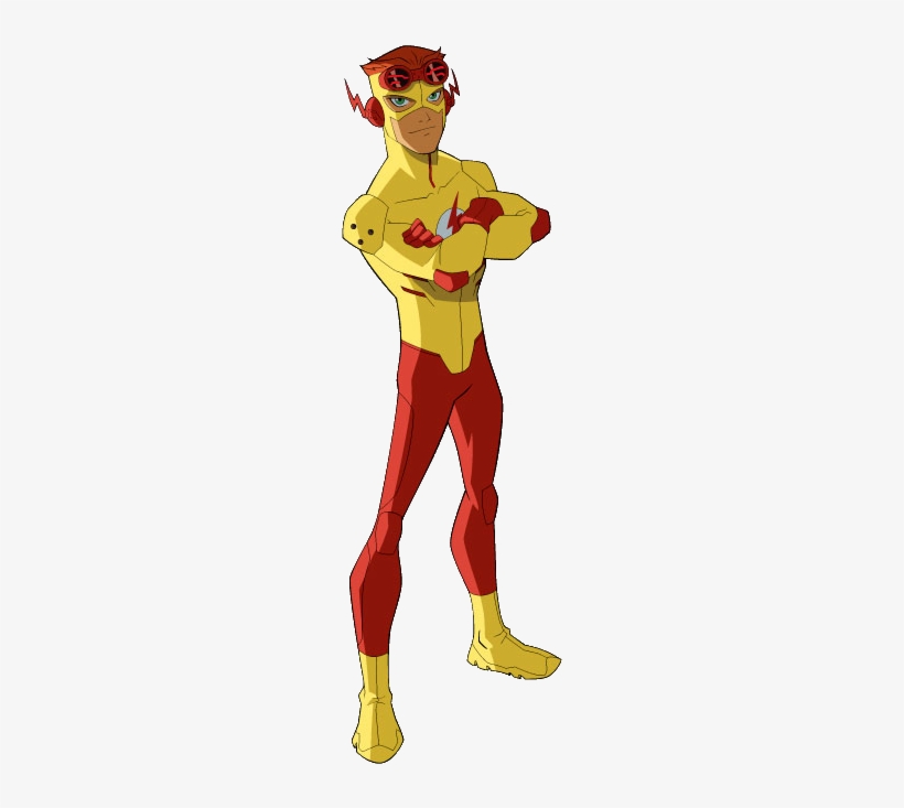 Kid Flash Model - Dash As Kid Flash - 309x701 PNG Download - PNGkit