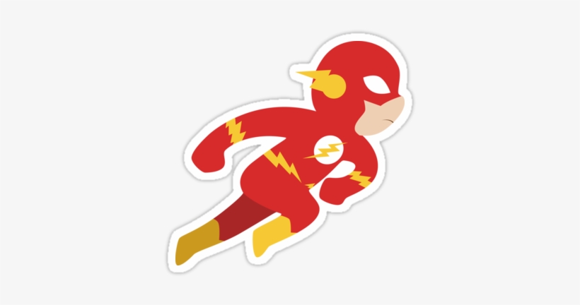 Download Transparent Toon Flash By Nasca Laptop Stickers, The Flash ...