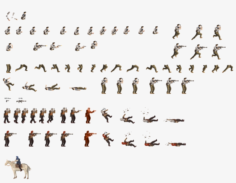 Nathan Drake Sprite - Action Sprite - 2690x1976 PNG Download - PNGkit