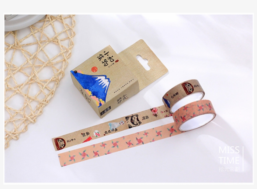 Retro Japenese Adhesive Tapes Tally Book Album Decorative - 900x900 PNG ...