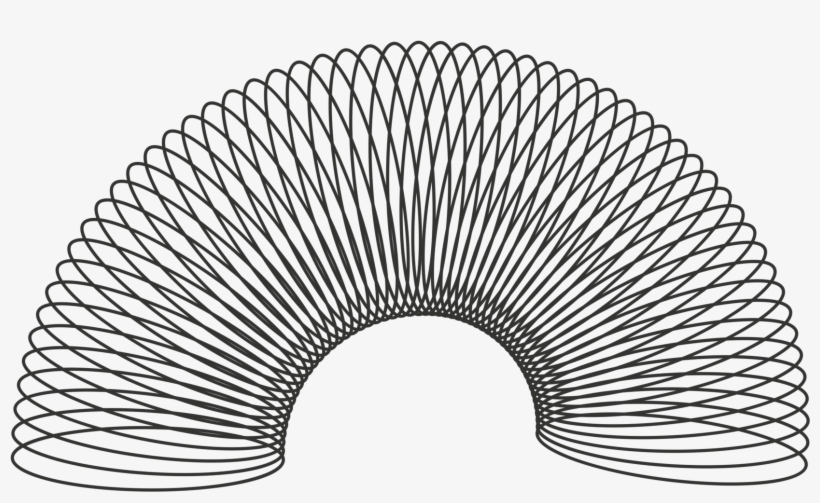 Download Transparent Childhood Memories - Drawing Of A Slinky - PNGkit