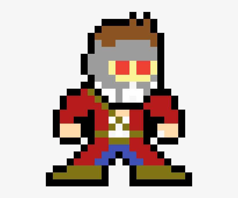 Star Lord - Mega Man Standing Sprite - 1200x1200 PNG Download - PNGkit