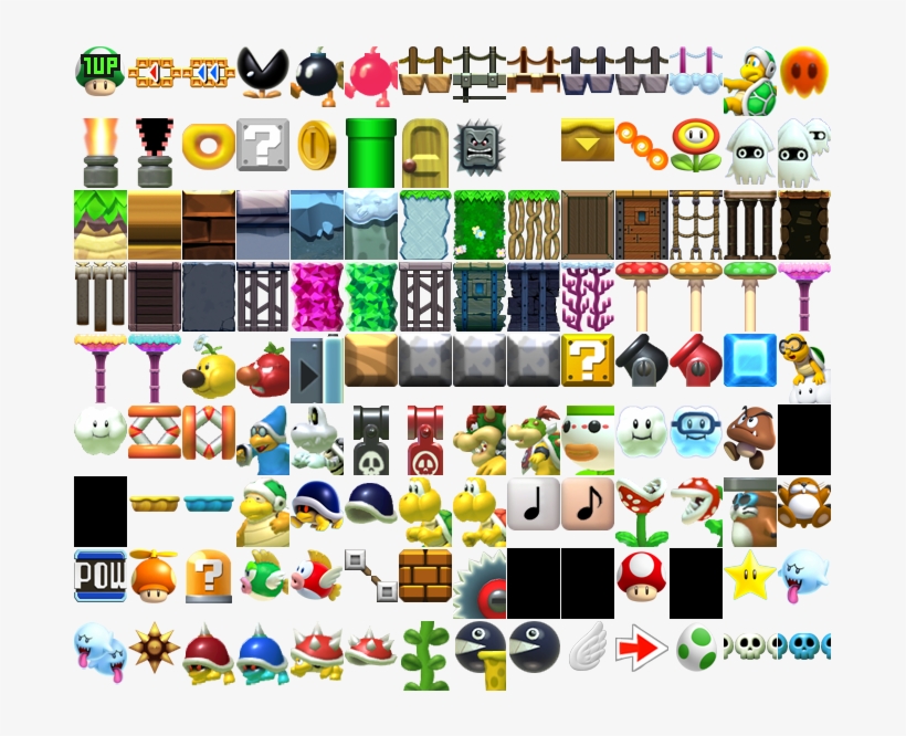 Palette - Nsmbu Block - 687x586 PNG Download - PNGkit