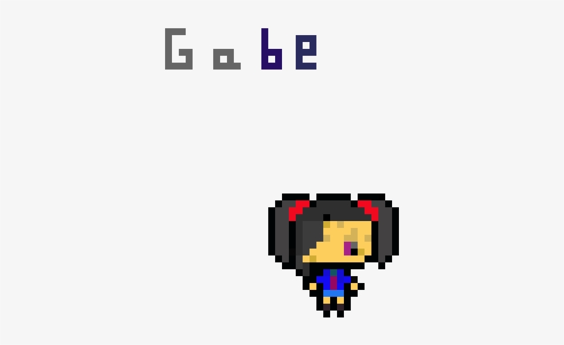 Emo Nico Yazawa - Basic Pixel Art Excel - 360x420 PNG Download - PNGkit
