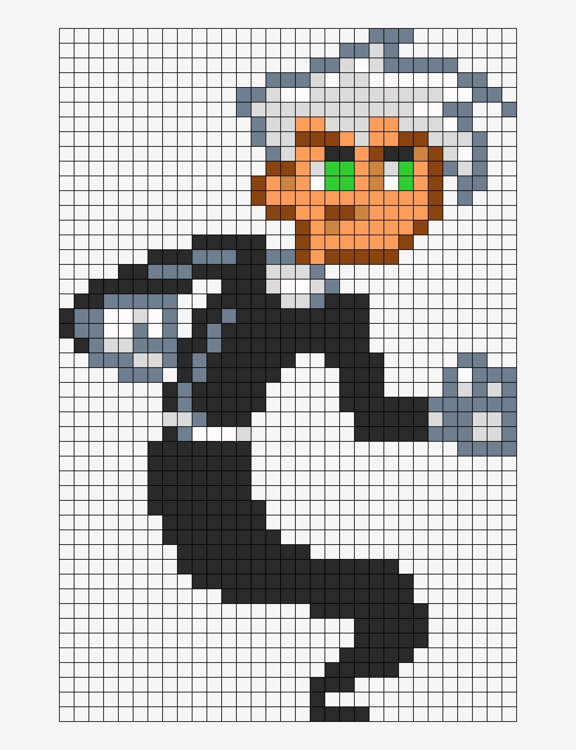 Danny Phantom 2 Perler Bead Pattern / Bead Sprite - Danny Phantom Pixel ...