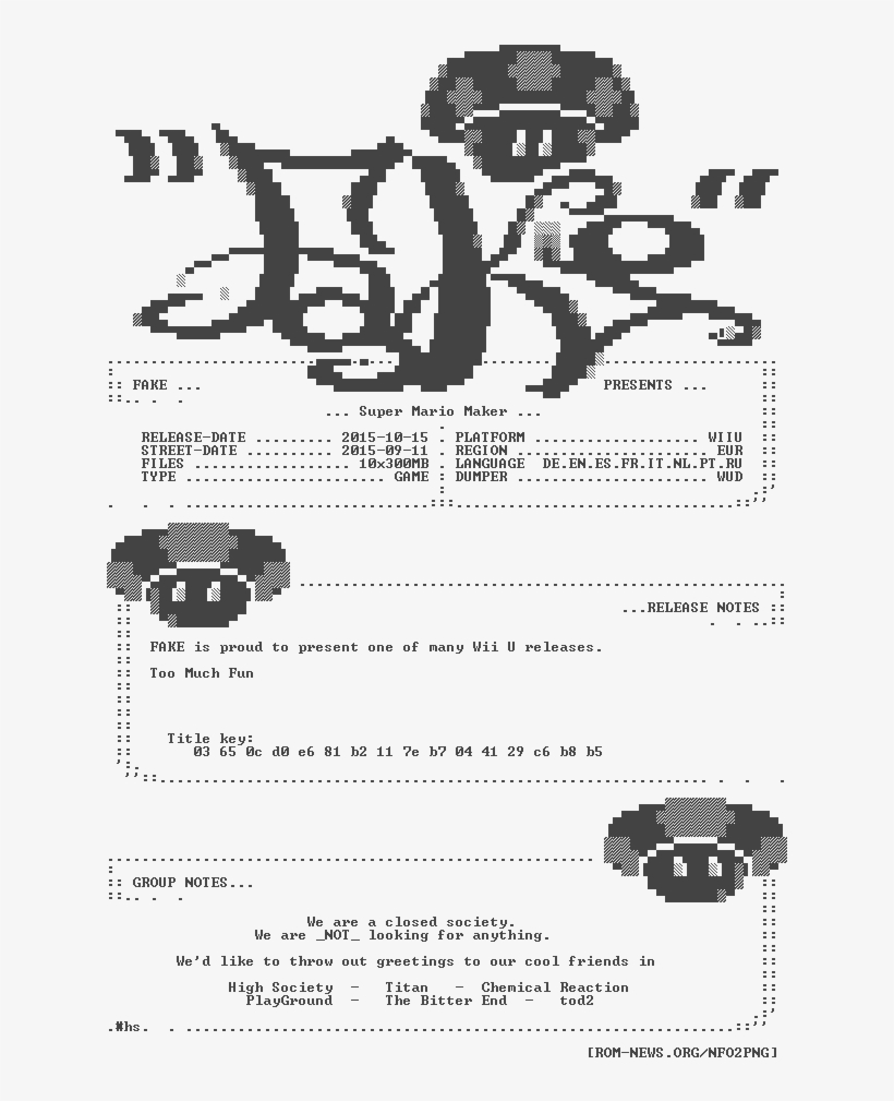 Super - Mario - Maker - Eur - Wiiu-fake - - Poster - 632x936 PNG ...