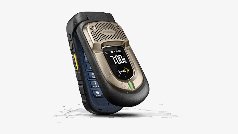 Kyocera Duraxt Flip Phone - Military Style Flip Phone - 452x383 PNG ...