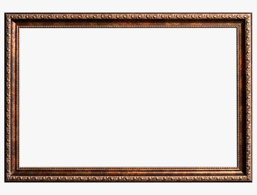 Download Transparent Artistic Bronze Picture Frame On Gold Frames ...