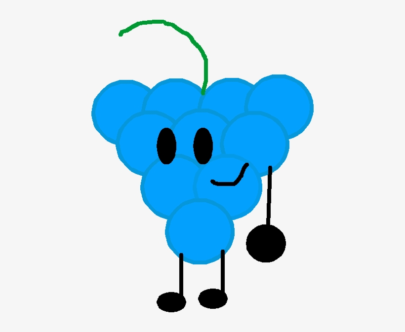 Wow Blue Raspberry Pose - Raspberry Bfdi - 450x593 PNG Download - PNGkit