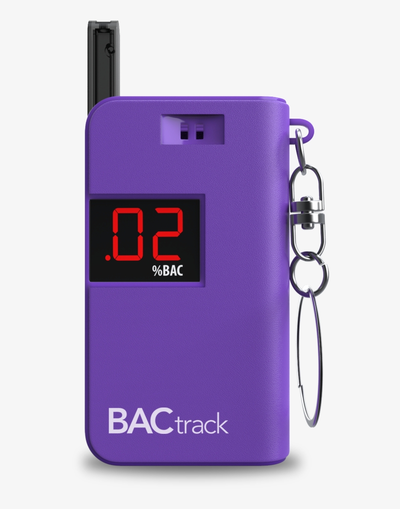Bactrack Keychain Breathalyzer, Purple - 1000x1000 PNG Download - PNGkit