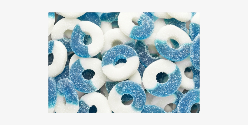 Download Transparent Sour Blue Raspberry Gummi Rings - PNGkit