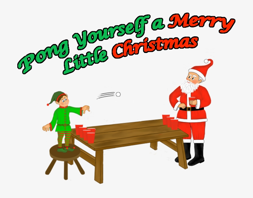 Pong Yourself A Merry Little Christmas - Christmas Ping Pong Clipart ...