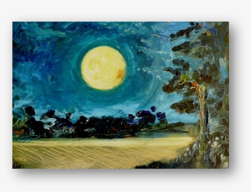 Prayer & Preaching 8th October - Harvest Moon Painting - 839x600 PNG ...