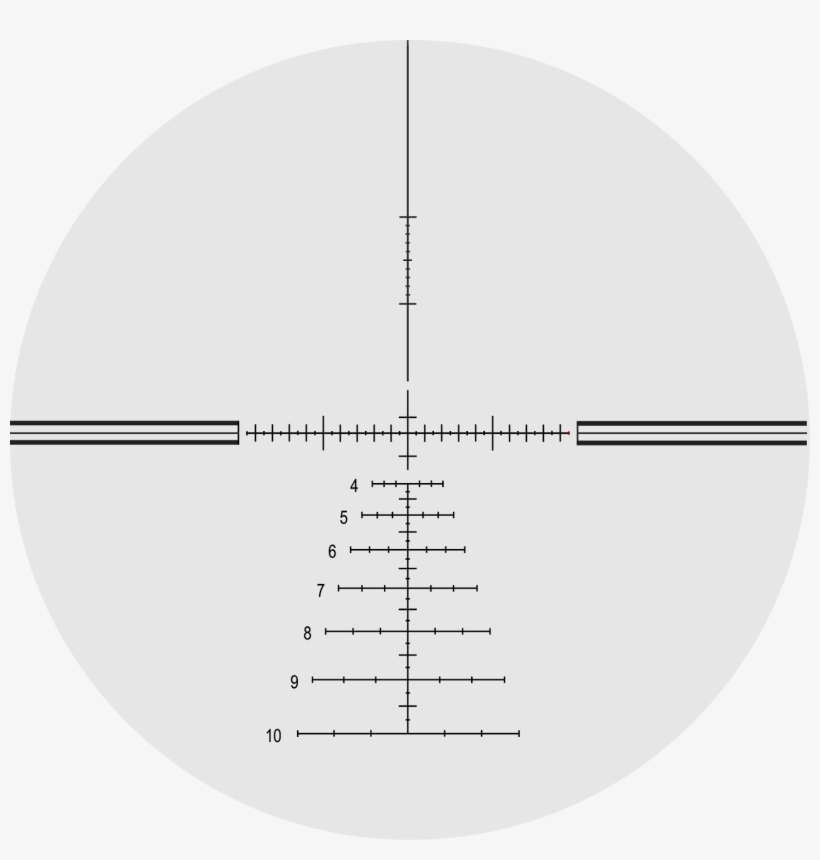Download Transparent Zoom - Nightforce Shv F1 Reticle - PNGkit