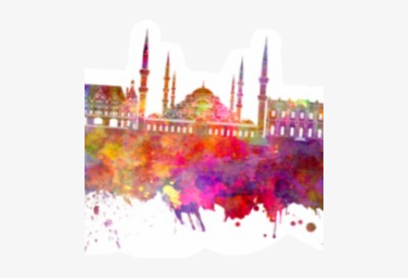 Istanbul Skyline - 480x480 PNG Download - PNGkit