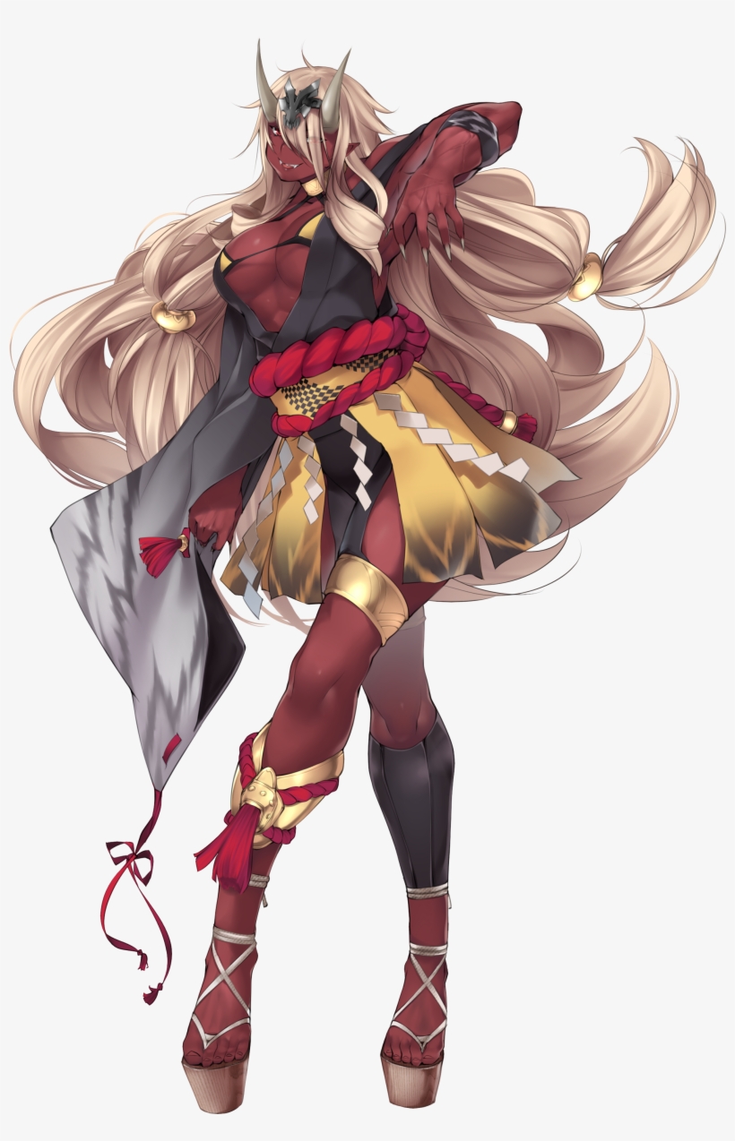 Ka The Oni [oc] - Woman Warrior - 2215x3267 PNG Download - PNGkit