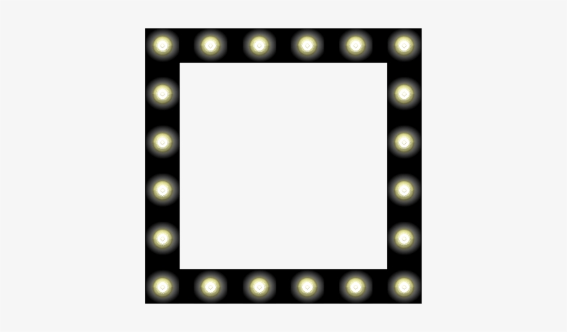 Makeup Mirror Frame - Mirror Lights Png - 400x400 PNG Download - PNGkit