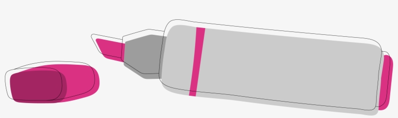 Art Marker Pink Wide - Marker Pen - 3449x914 PNG Download - PNGkit