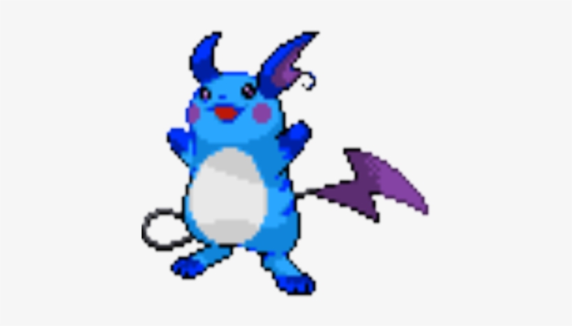Vapor Raichu - Raichu Sprite - 420x420 PNG Download - PNGkit