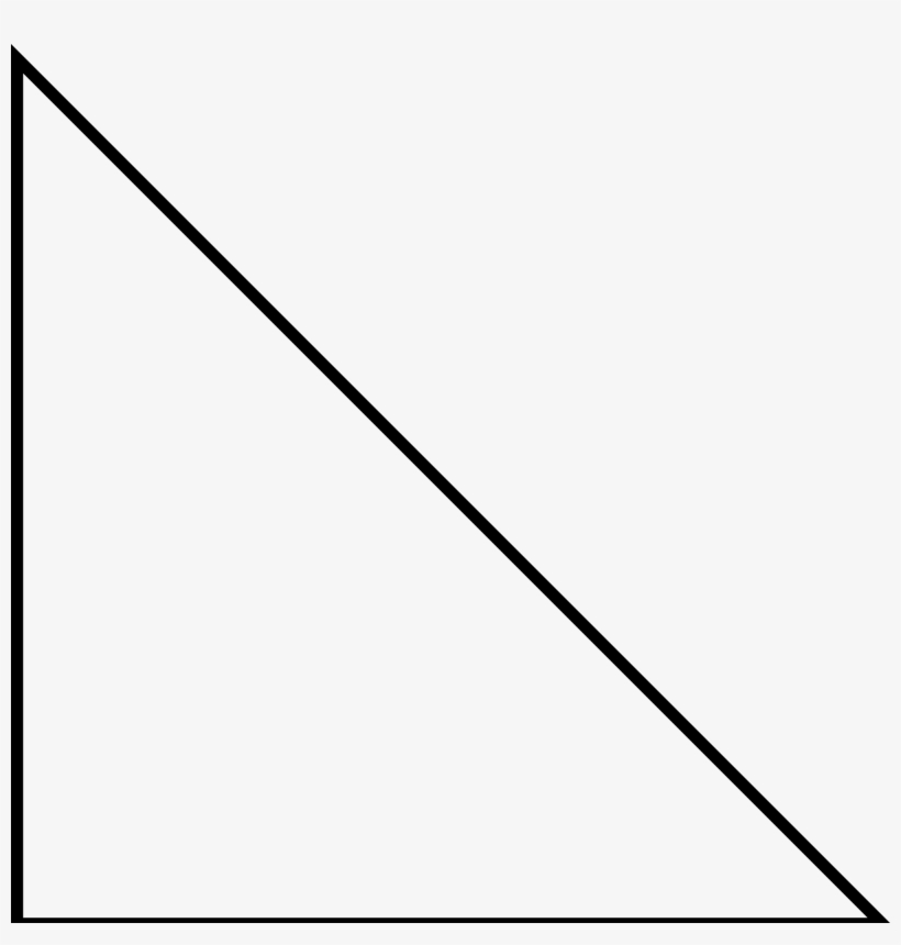 Open - 75 Degree Right Triangle - 2000x2000 PNG Download - PNGkit