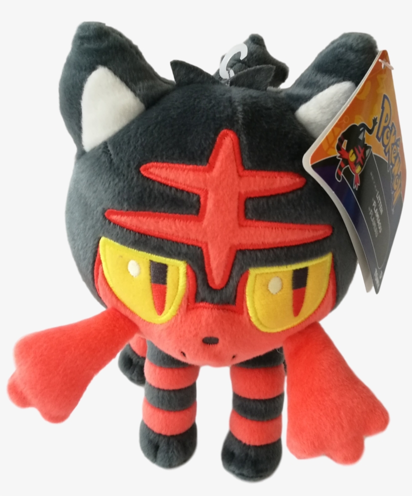 Official Pokemon 8" Litten Plush - Stuffed Toy - 1624x1910 PNG Download ...
