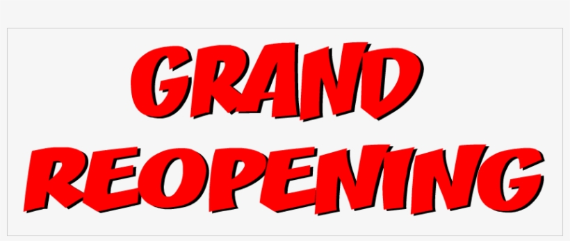 Grand Reopening Custom Vinyl Banner - Grand Reopening - 840x315 PNG ...