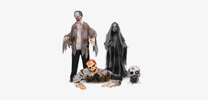 Assortment Of Lurking Life-sized Zombies - Lurker - 600x340 PNG ...