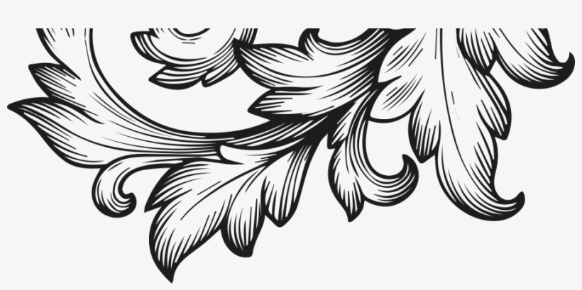 Baroque Leaf Png - 900x405 PNG Download - PNGkit