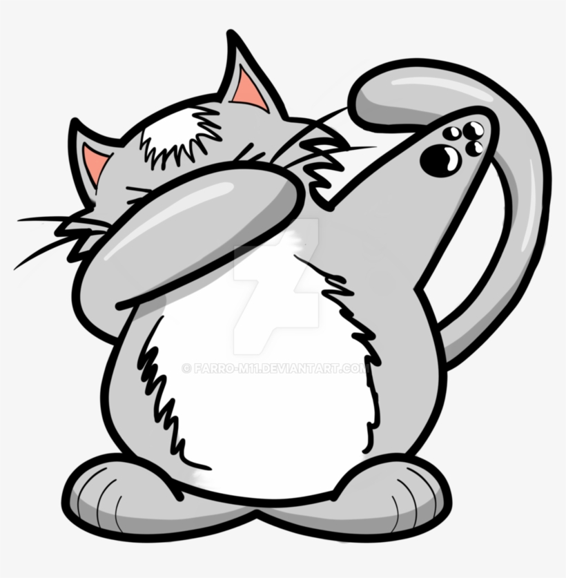 Banner Library Dab Cat By Farro M On Deviantart - Dab Cat Png - 808x988 ...