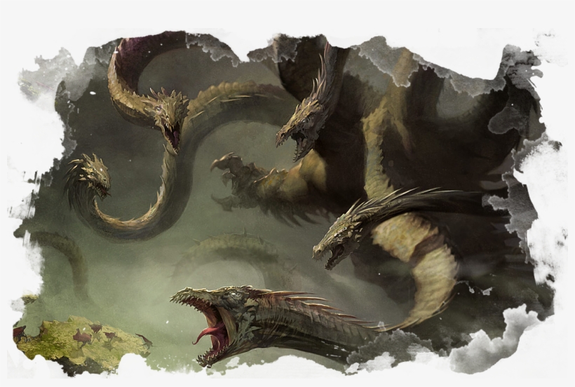 Learnaean Hydra - Legend Of Mount Kanlaon - 1134x709 PNG Download - PNGkit