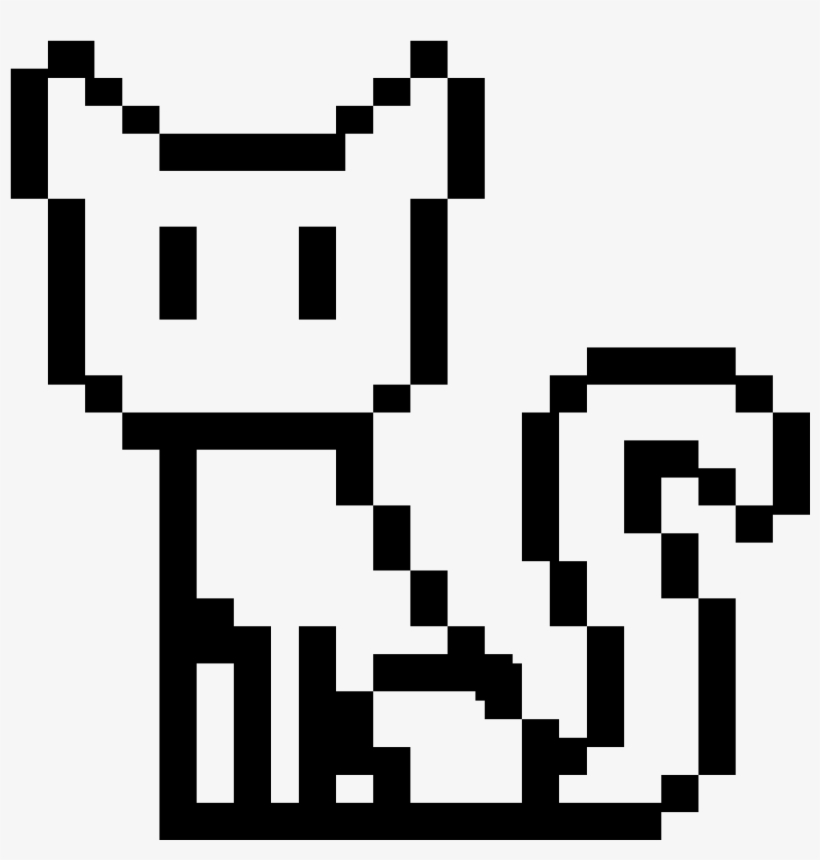 Cat - Pixel Art Logo Ferrarie - 1200x1200 PNG Download - PNGkit