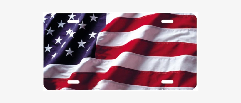 American Flag - American Flag License Plate - 600x400 PNG Download - PNGkit