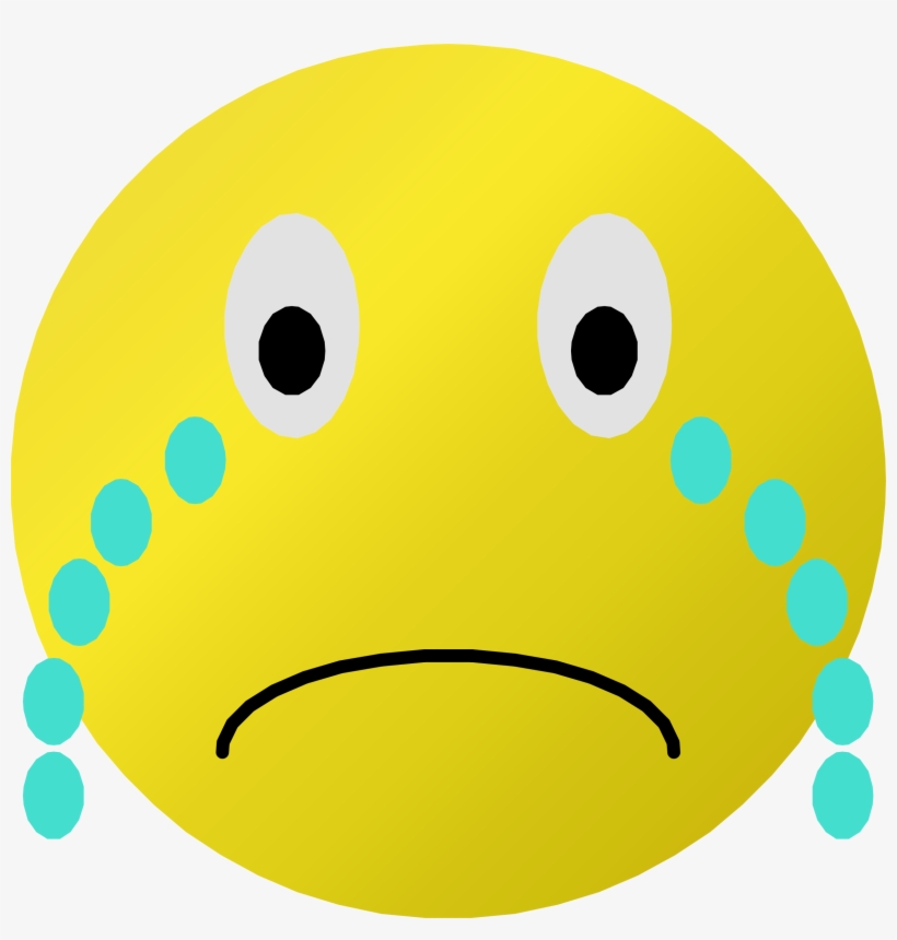 Cry Smiley Big Image Png - Cry Face Clipart - 2342x2342 PNG Download ...