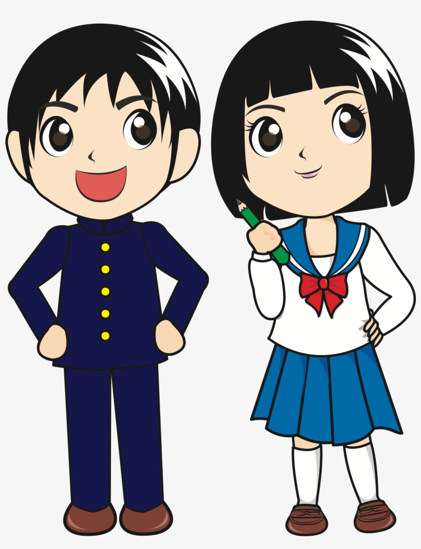 This Free Icons Png Design Of Japanese Students - 1910x2400 PNG ...