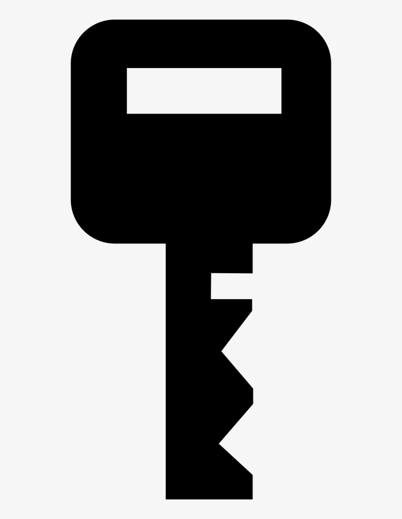 Download Transparent Square Black Modern Key Silhouette Comments - Key ...