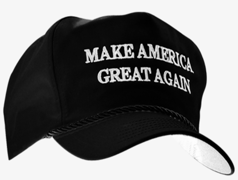 Download Transparent Black Maga Hat , - Baseball Cap - PNGkit