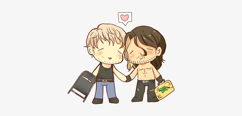 Seth Rollins - Wwe Dean Ambrose Chibi - 371x326 PNG Download - PNGkit